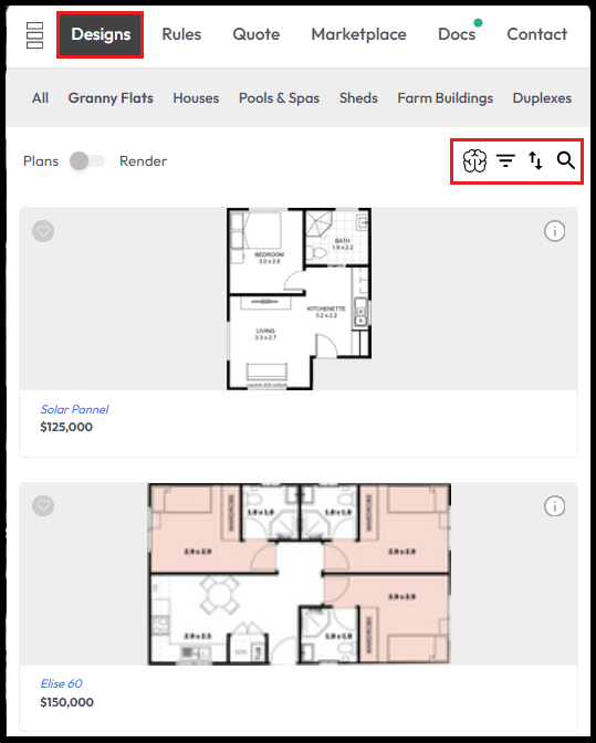 How do I Show Measurements for Two or More Structures on One Site Plan