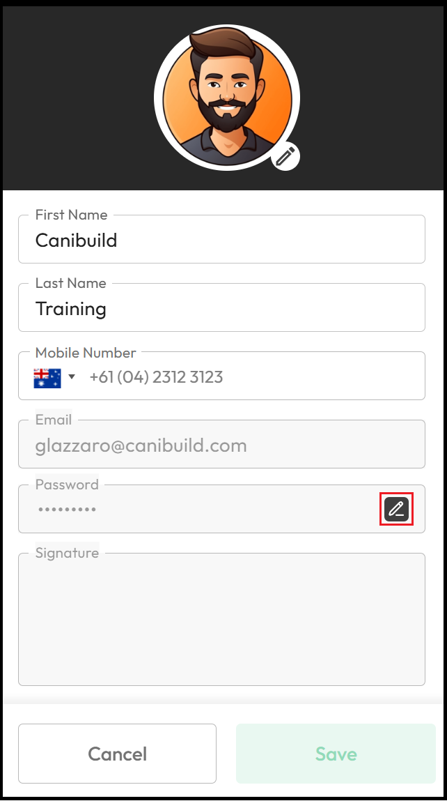 How do I Edit or Reset My Password