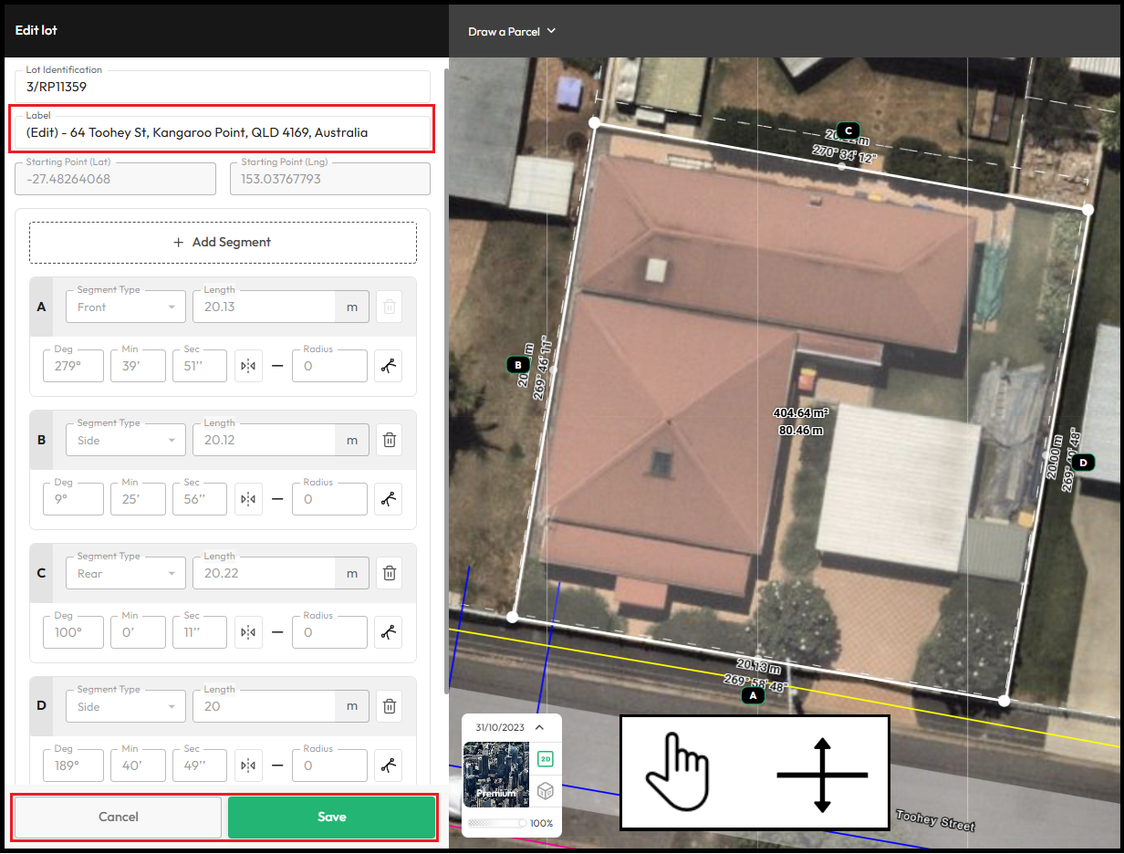 How to Use Draw a Parcel
