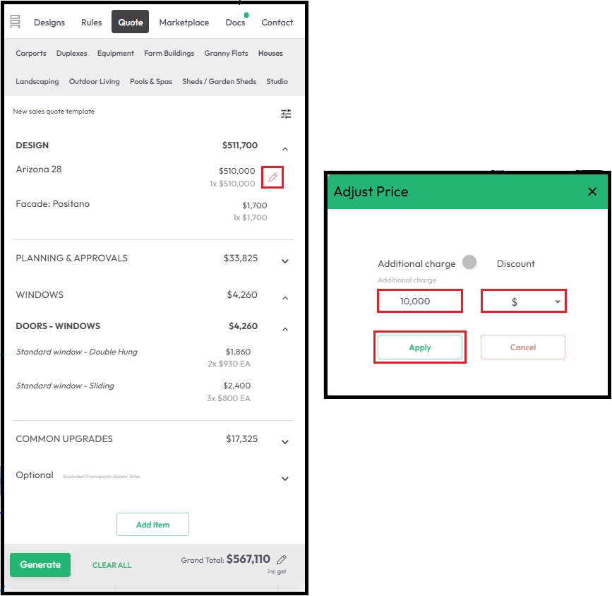How to Create & Generate a Quote